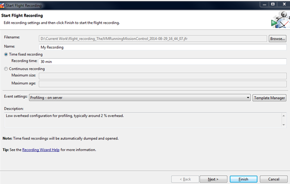 Java Flight Recording Jfr